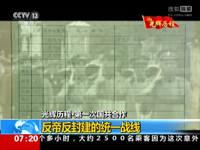 光辉历程:第一次国共合作