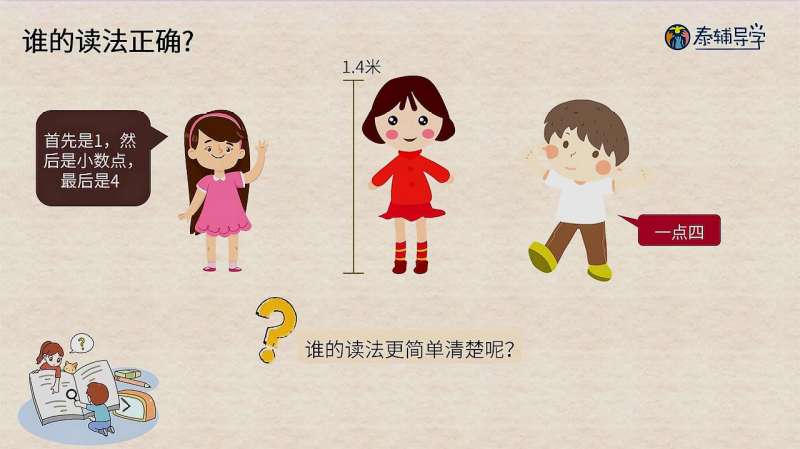 “泰辅导 小学数学”小数的读法和写法