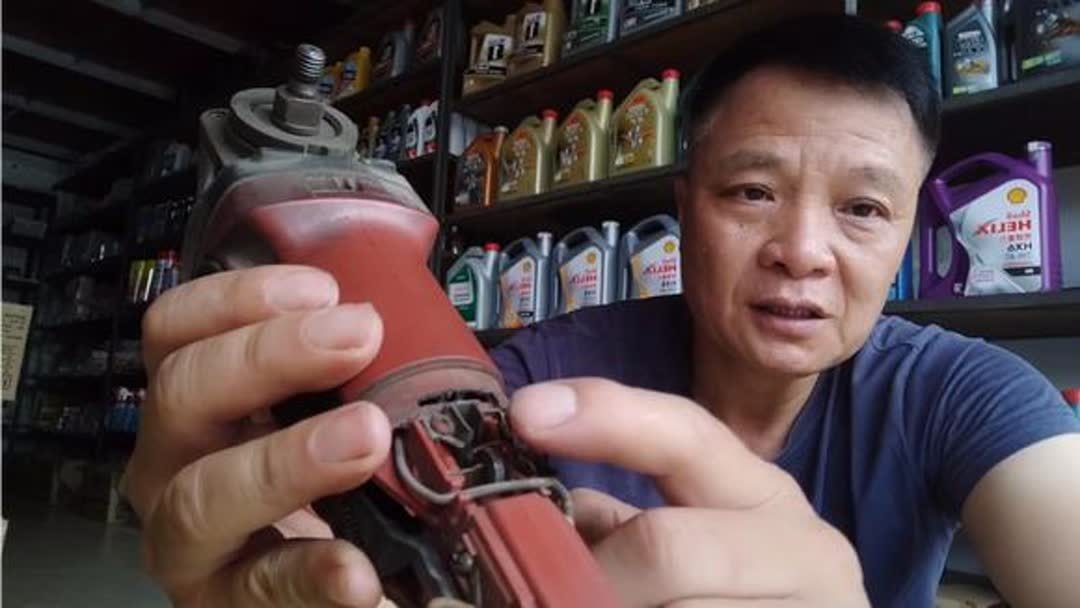 手砂轮机损坏了还能修吗?原来这么简单,以后不用去修理店了