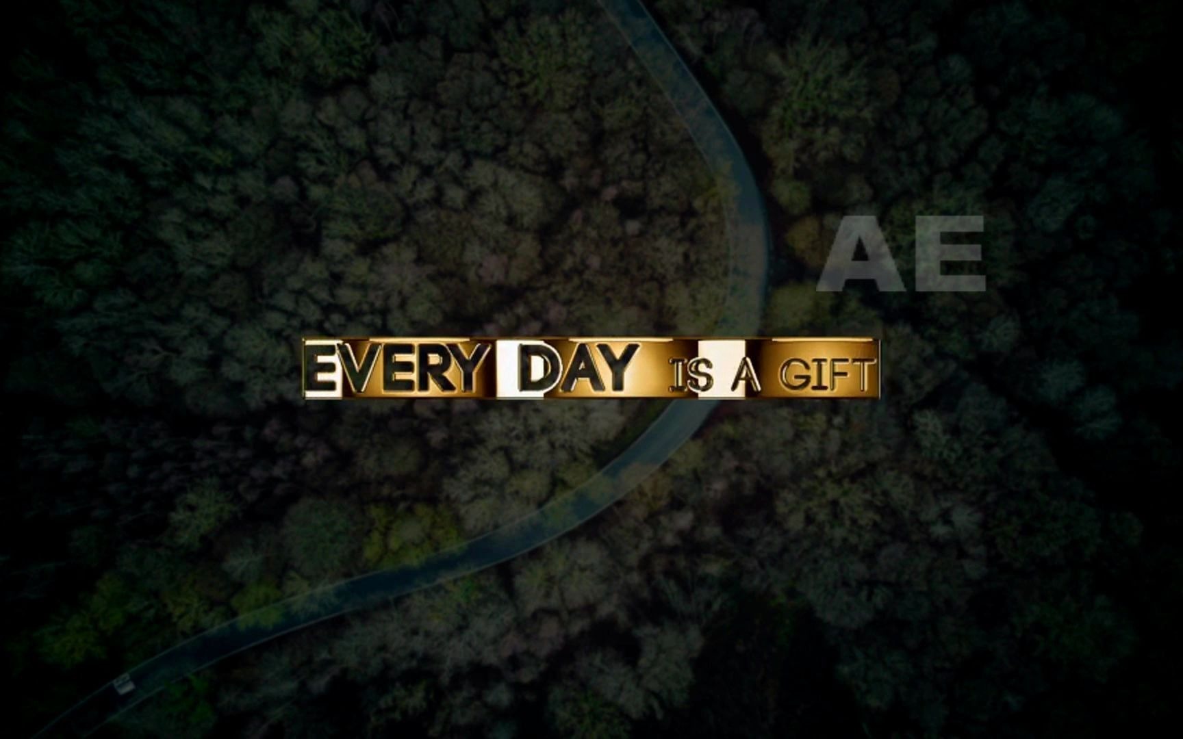 ae片头 z171 华丽高端黄金金属质感金色文字标题字幕条集合包栏目...