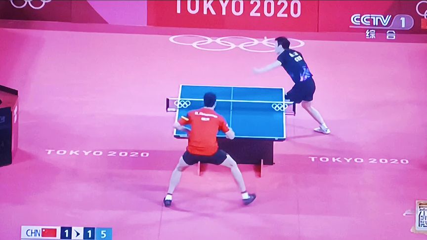 #乒乓球 #樊振东神救球 #神仙球绝地反击,3:2逆转#中国男团夺冠