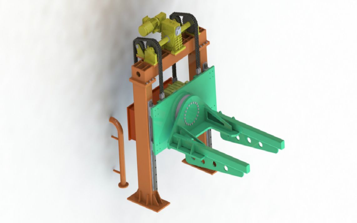 非标自动化设计:焊接翻转机中链条提升机构的设计及电机选择