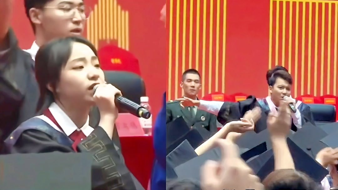 热血!青岛大学2022毕业典礼宛如演唱会现场,《海阔天空》引发全场大...