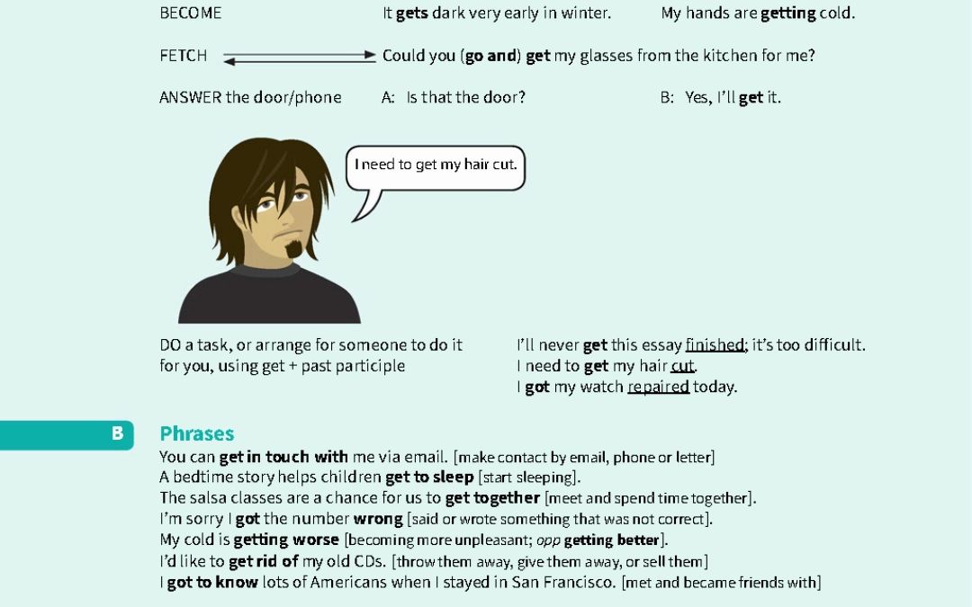 83. Get: 用法、短语和短语动词