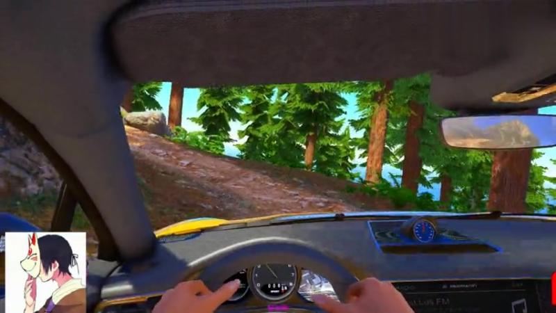 小新解说模拟车辆:这山上有个村寨,开辆保时捷去看一下吧