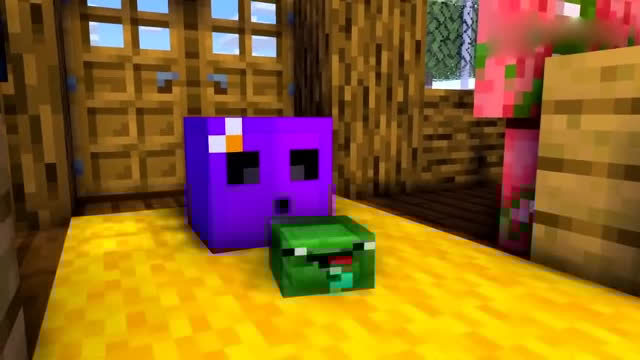 动漫《怀孕挑战》,末影人生儿子!