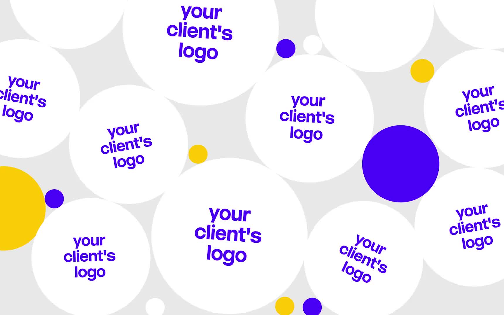 AE模板-时尚的圆球滚落效果的人物介绍视频前卫创意企业公司商务...