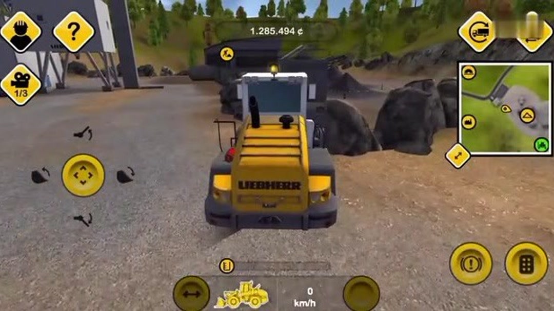 建筑模拟器第66期 多户别墅(1)大型挖土机挖掘基坑★吊车挖掘机工程...