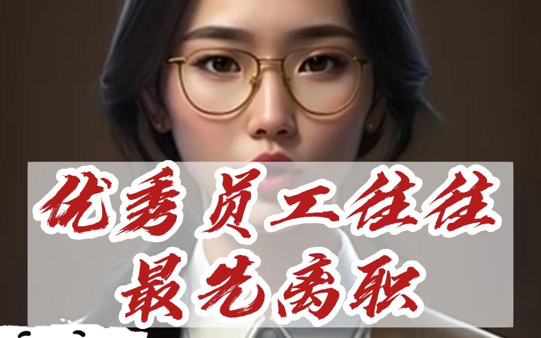 优秀员工往往最先离职