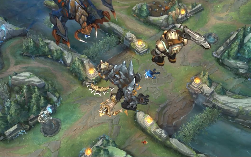 英雄联盟里角色大小都按照背景设定会怎样?