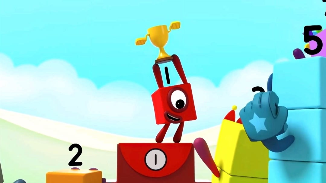 数字积木 早教动画:冠军居然被小1拿走了 小身体大能量