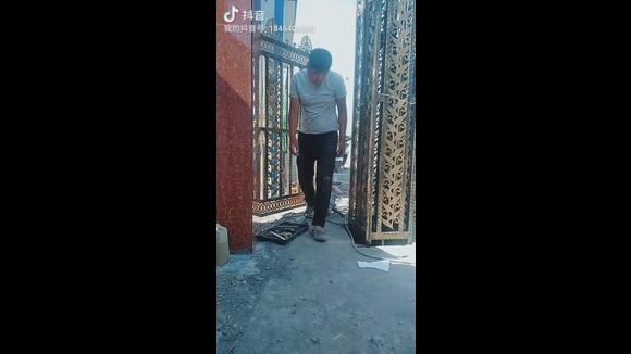 电动平移门安装中