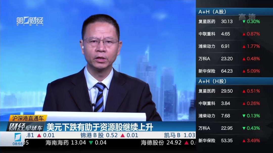 美元下跌有助于资源股继续上升