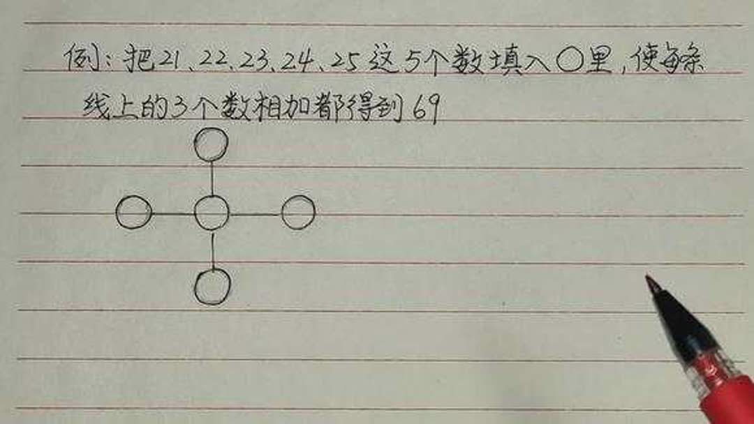 二年级数学思维题:记住老师教的方法,填数字再也不用换来换去