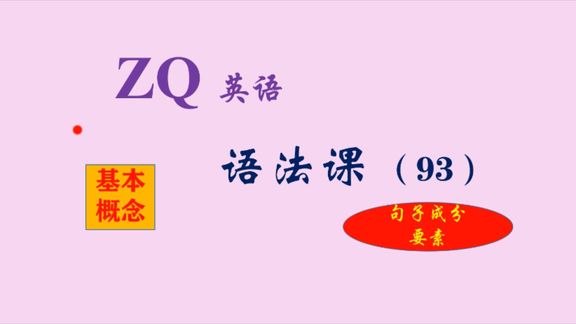 英语语法概念 93 that宾语从句