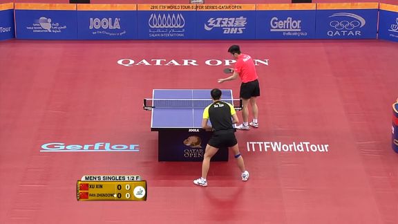 小学数学:许昕发球失误多少分?2016年卡塔尔公开赛许昕vs樊振东
