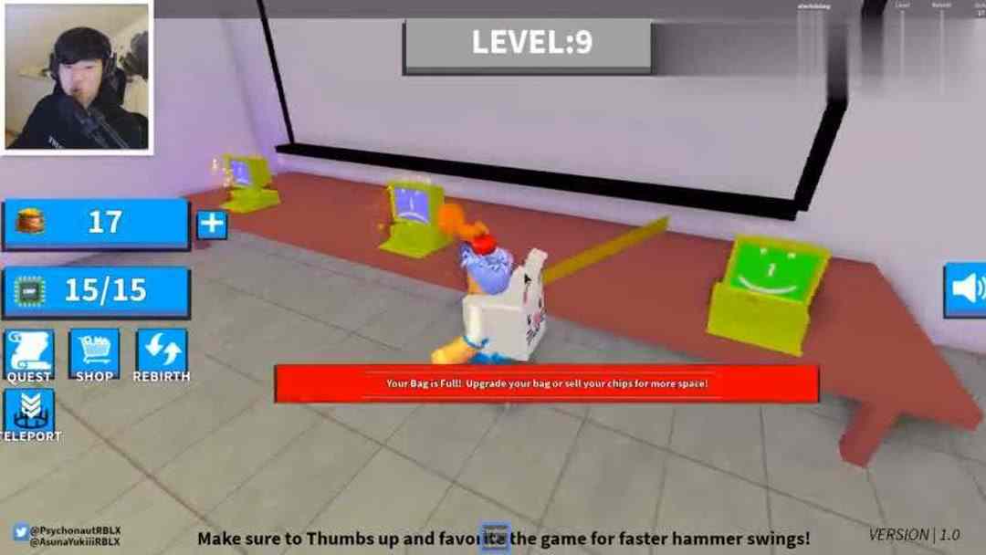 Roblox修理模拟器爆笑修理工!居然用锤子砸电脑?