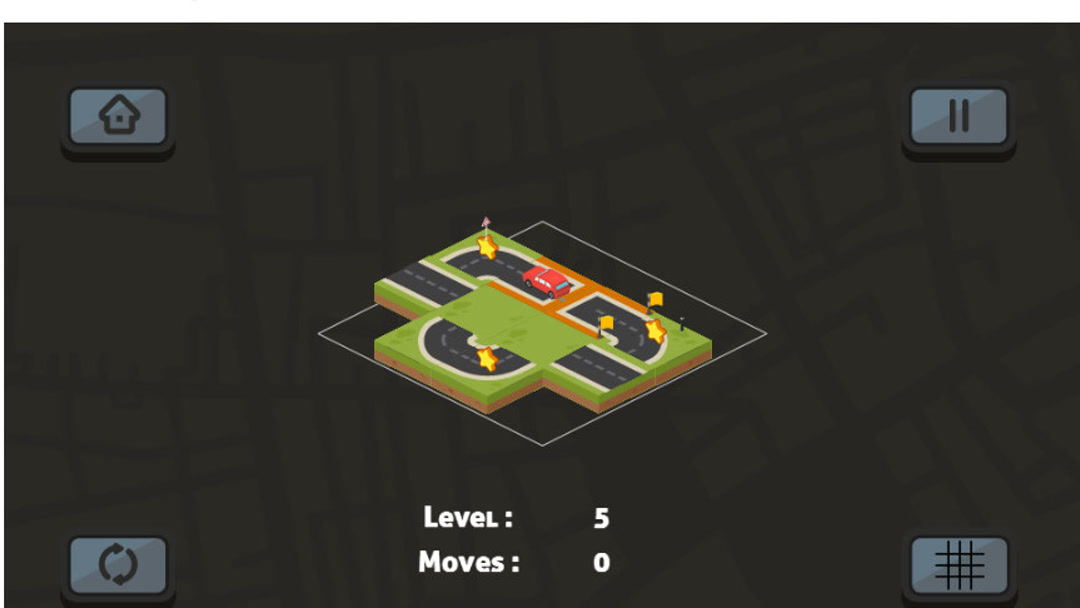 连接汽车道路html5儿童益智小游戏