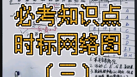 【系统集成项目管理工程师】时标网络图(三)必考!必考!