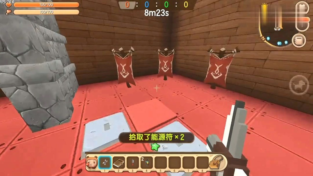 迷你世界:解锁新武器忍者机械飞镖,能旋转自动定位生物