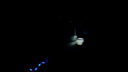 佳朗移动电源晚上亮LED效果