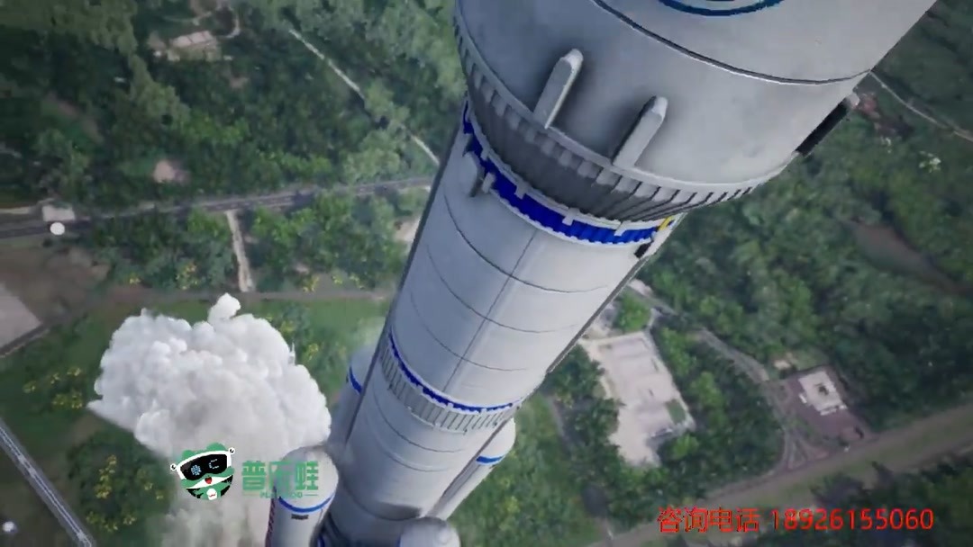 普乐蛙航天航空VR设备模拟体验神舟载人飞船升空瞬间