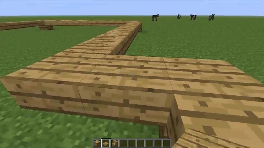 我的世界:教你如何建造豪华木质房屋,打地基
