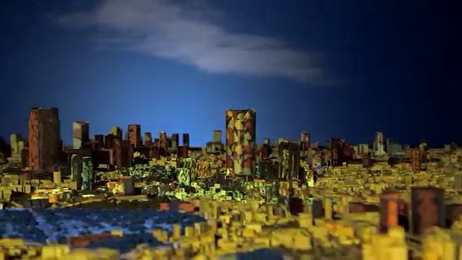 全息沙盘,微缩模型,3DMapping全息投影,运用数字多媒体声光电