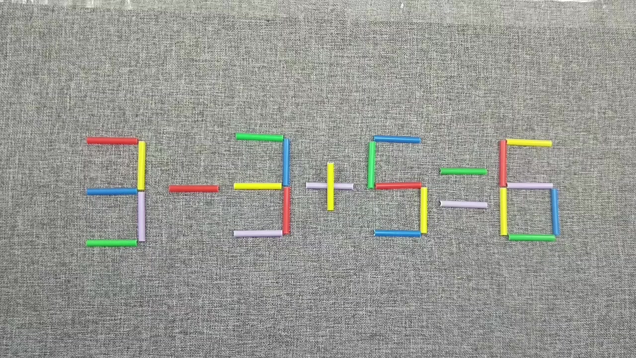 智慧与游戏相结合 如何移动1根木棒使等式成立