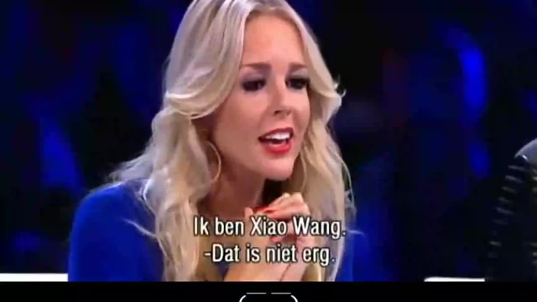 荷兰达人秀歧视性调侃华人言论始末 现场视频 中文字幕