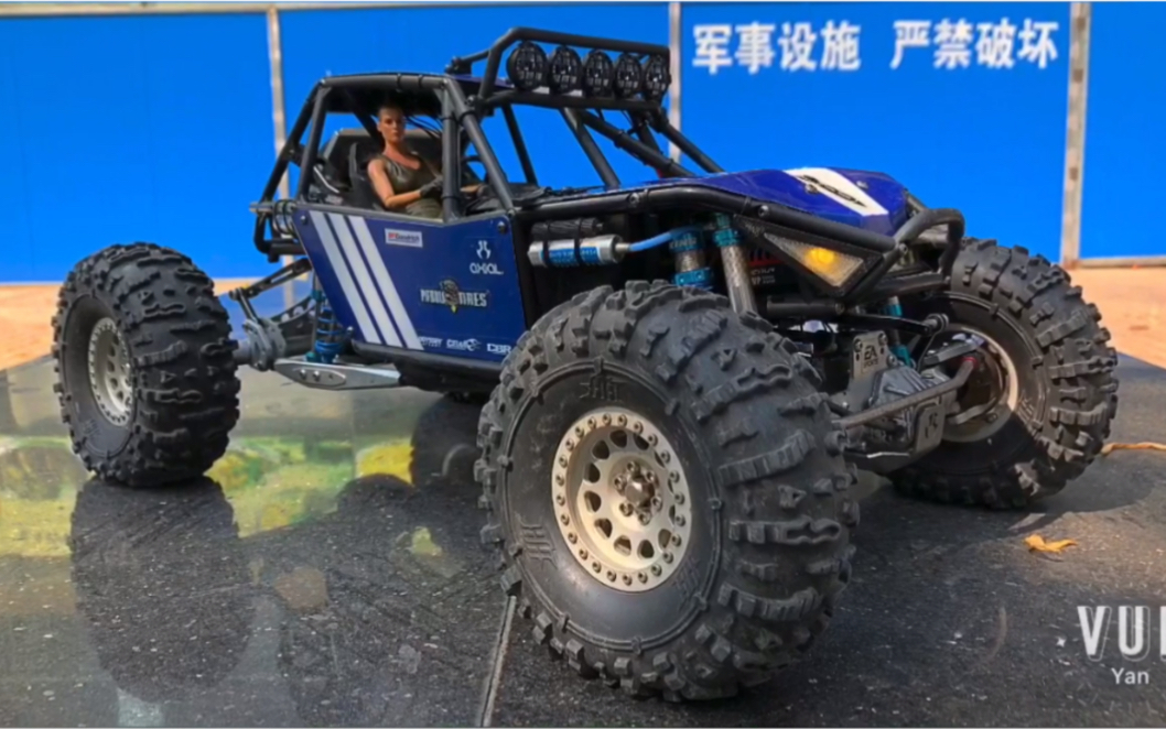 【粤野RC模型俱乐部】AXIAL幽灵RR10城市街道越野刷街攀爬