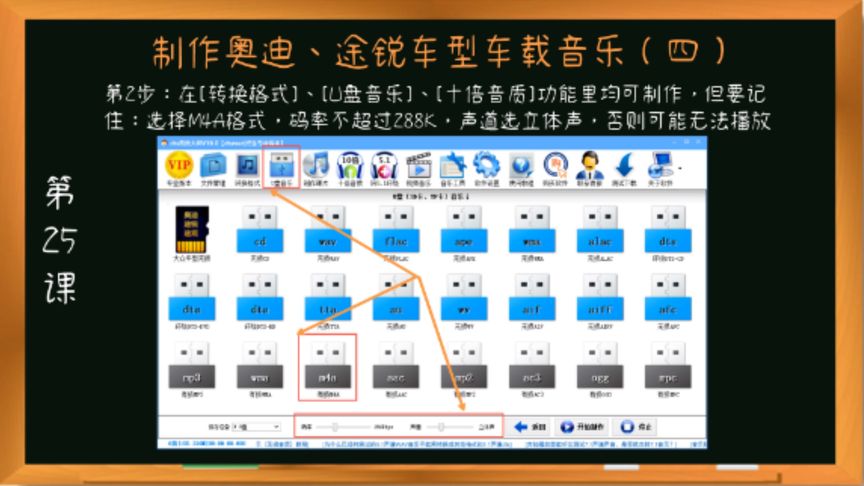 2013年以前及其它年份低配奥迪、途锐车载U盘音乐制作方法
