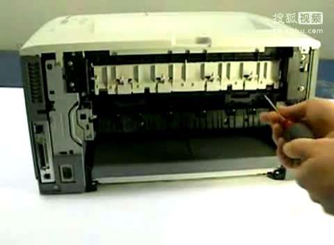 打印机修理:惠普5200打印机定影组件拆卸和安装讲解。