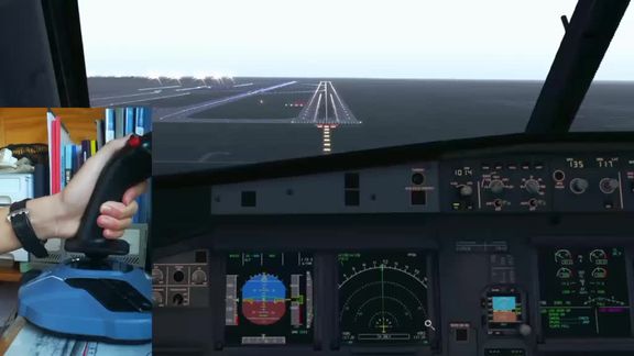 来纠错吧,看看本次降落有多少问题(危)#飞友日常 #模拟飞行xp11