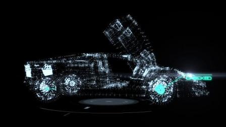 HUD科幻电影军事谍战信息化动态UI界面