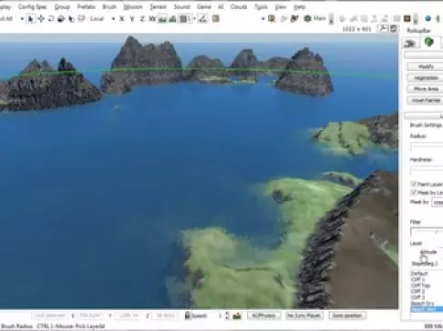 Crysis Sandbox 教程06- 创建海滩