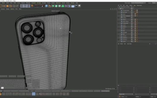iphone12建模cinema4D建模教程