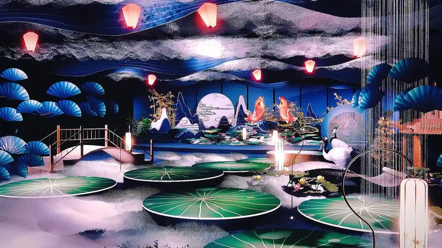 su软件绘制的新中式婚礼 3D动画效果