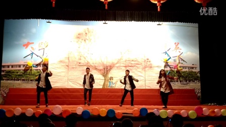 舞蹈串烧《wolf+overdoes+咆哮+mama》150323永春侨中云紫文艺...