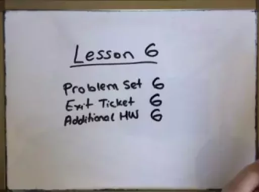 Mathematics: Lesson 6