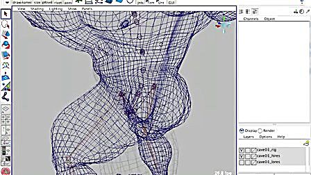 Maya角色搭建动画技术教程2-身体蒙皮权重12C【lanqb.com】分享