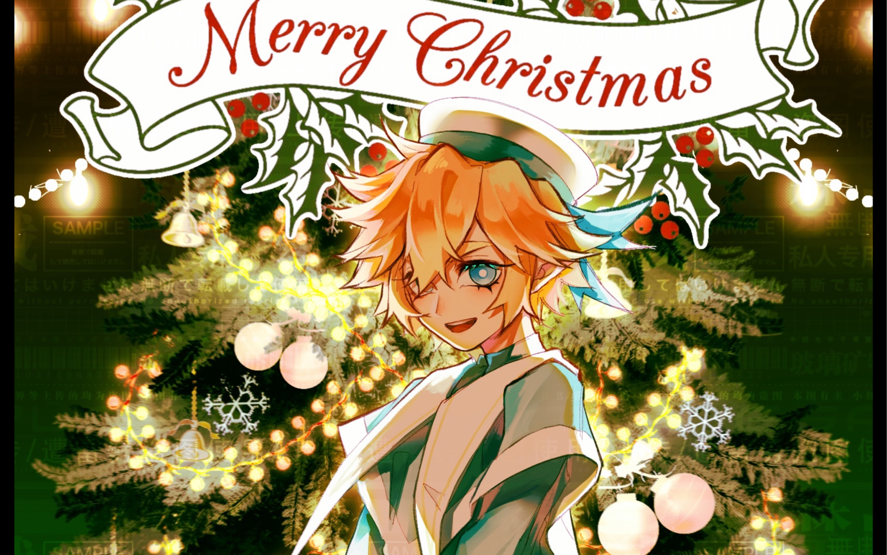 【凹凸世界\板绘】圣诞快乐!画一只唱诗班金金w