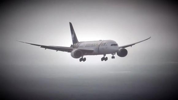 模拟飞行:787-9客机降落机场,景物超真实!