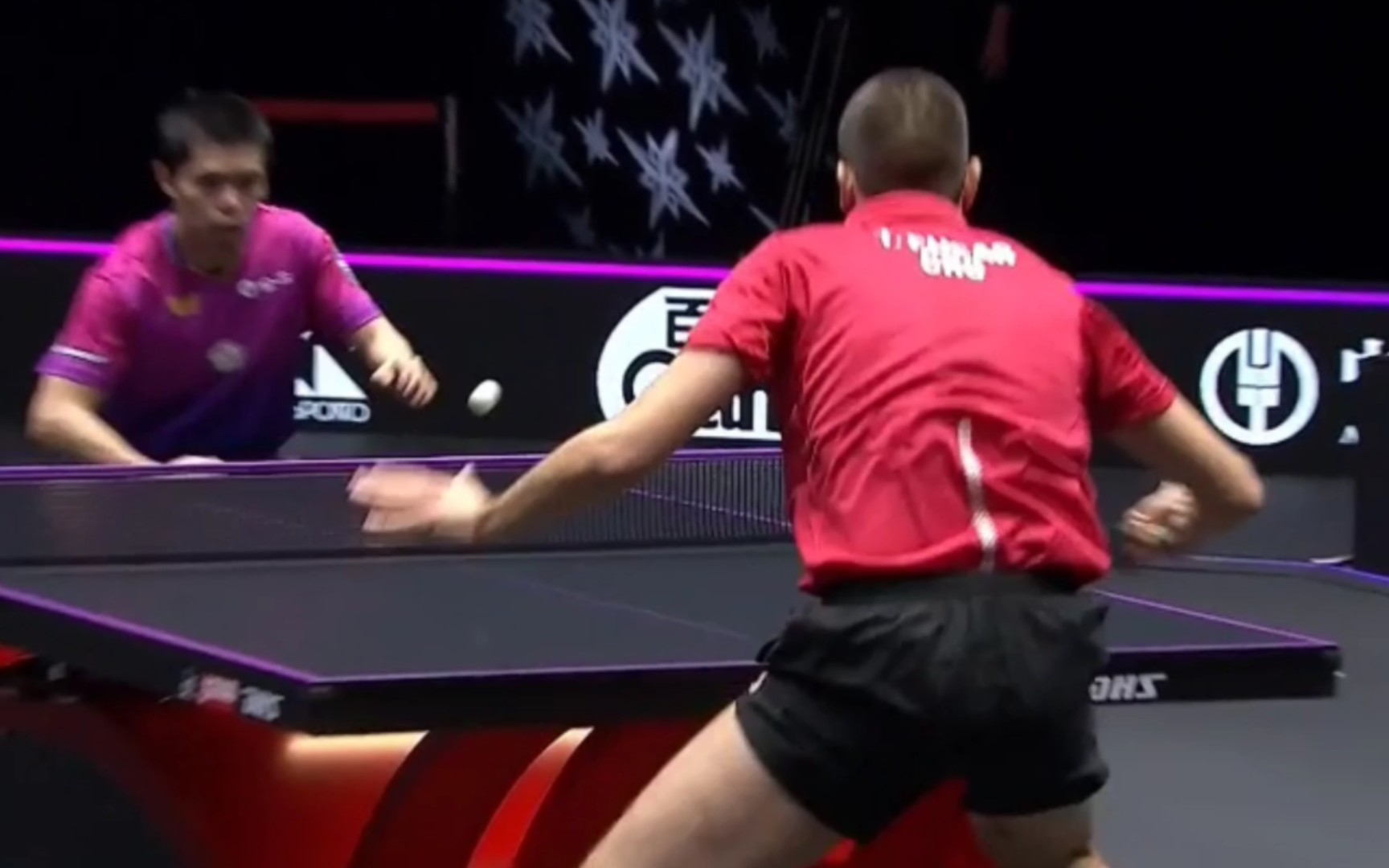 2022WTT乒乓球澳门冠军赛R16男单普卡3:2庄智渊