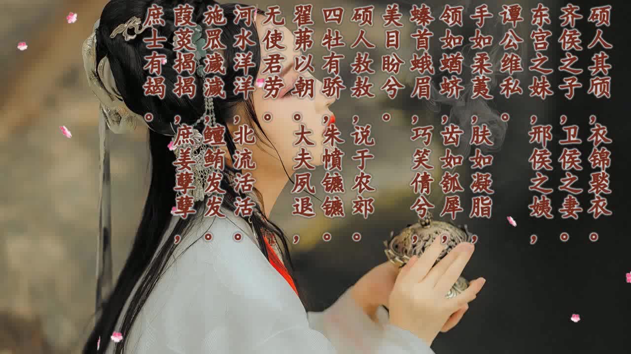 书童阅读:诗经-硕人