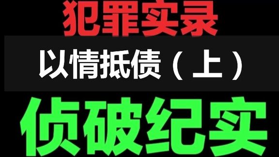 以情抵债(上),案件侦破纪实,天网恢恢疏而不漏