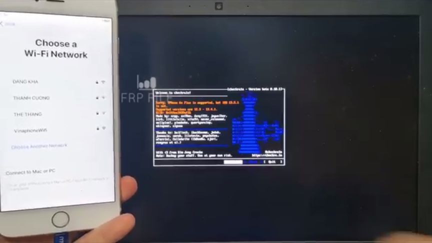 iPhone苹果ios12.14系统和13.51绕过id的一个演示