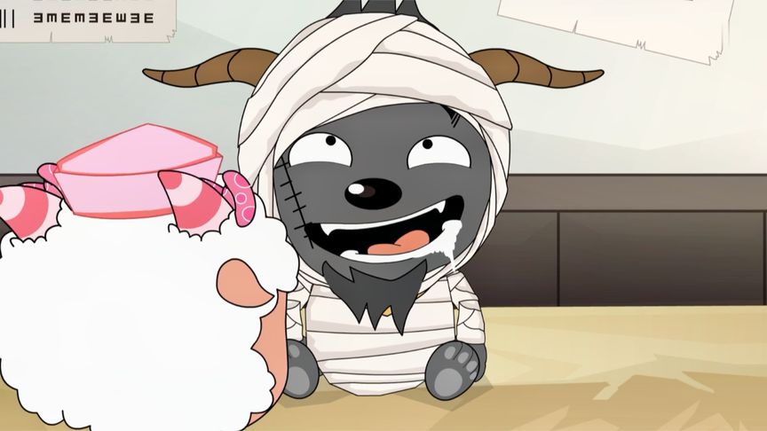 喜羊羊与灰太狼:这羊是假的,一看就是灰太狼,美羊羊还救他呢