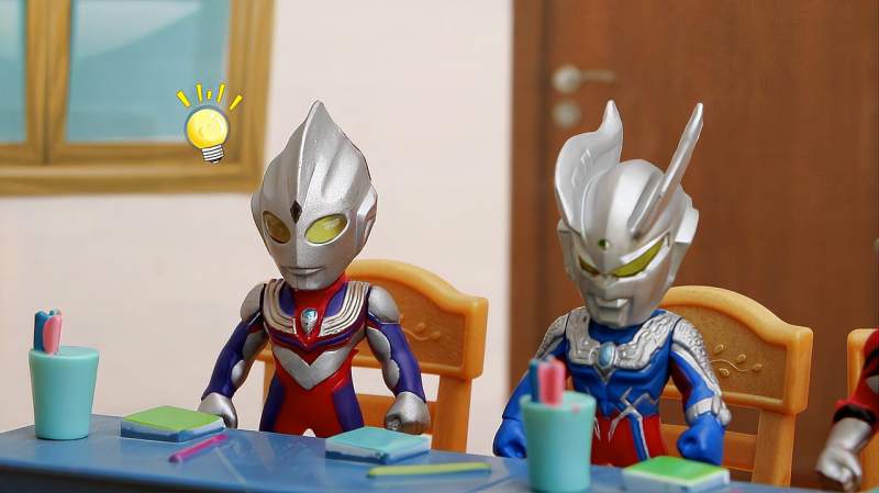 小迪迦的长度单位里有面还有菜,小奥特曼们都笑喷了