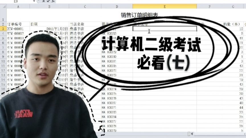 计算机二级考试,Excel函数学习,每天1分钟,考试稳过。